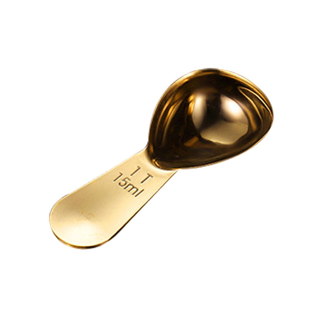 Stainless Steel Measuring Coffee Scoop tablespoon Short Handle ...