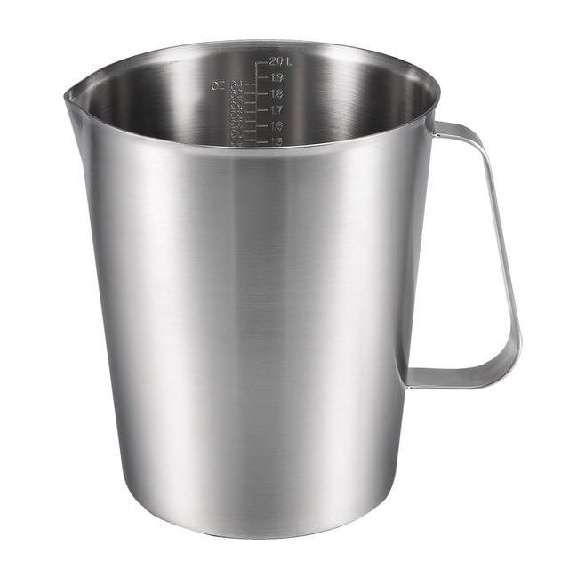 Stainless Steel Measuring Cup with Marking with Handle, 64oz - Walmart.com