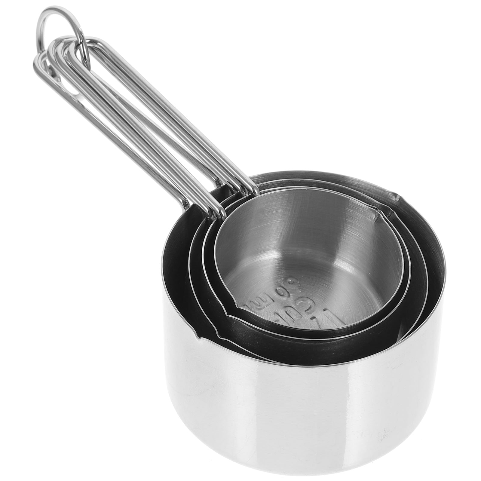 ONAPARTER Stainless Steel Measuring Cups : 4Pcs Stackable Measuring ...