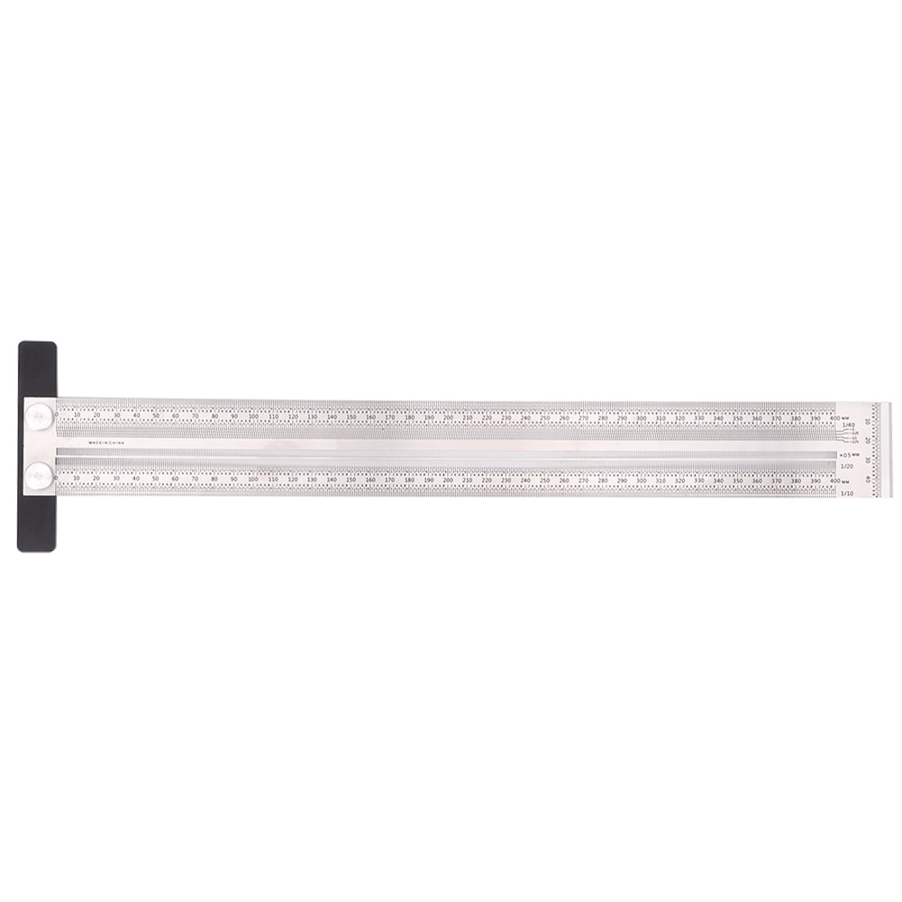 Stainless Steel Measuring Square Ruler for Woodworking 400mm with ...