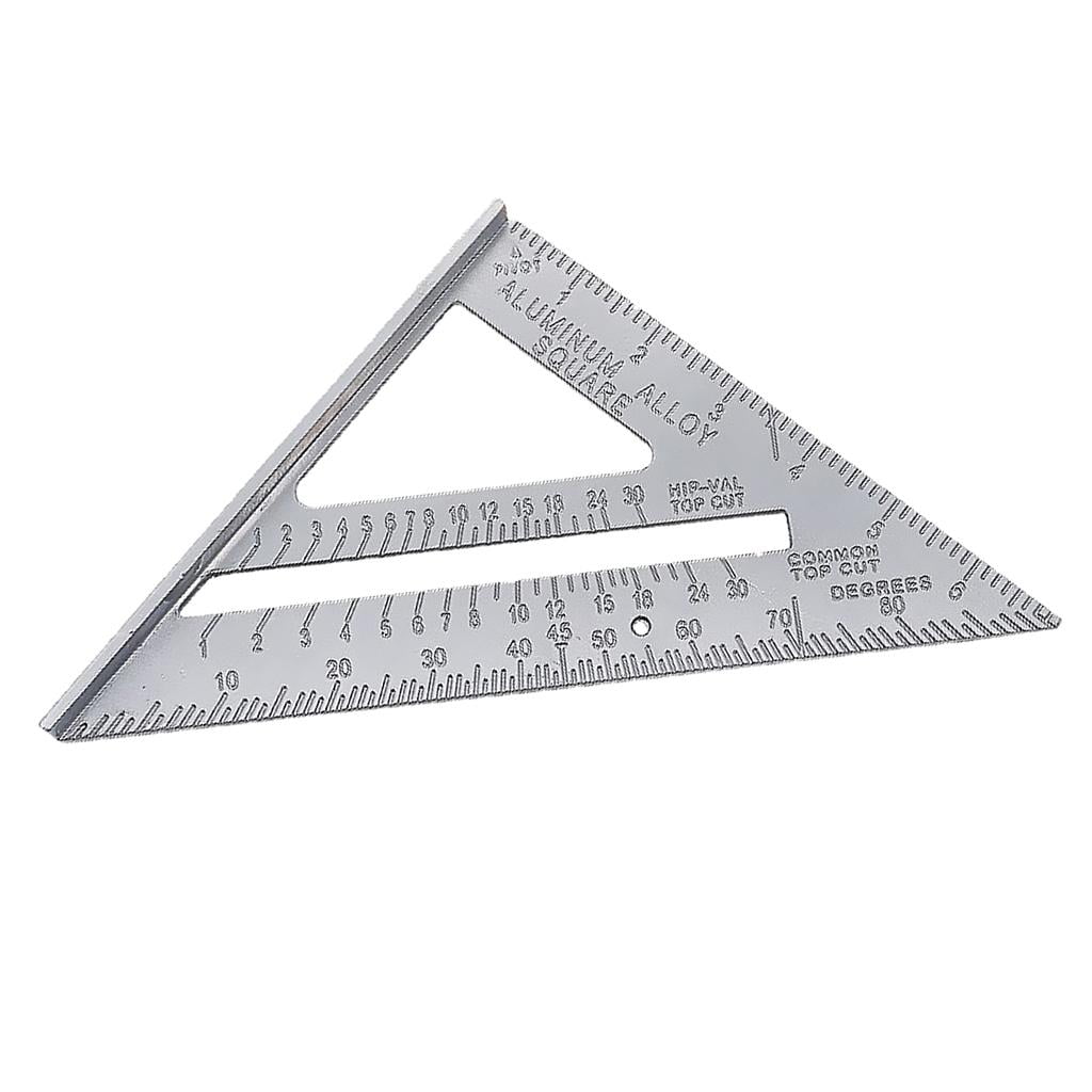 Stainless Steel Measuring '' Triangle Ruler Miter Framing - Walmart.com