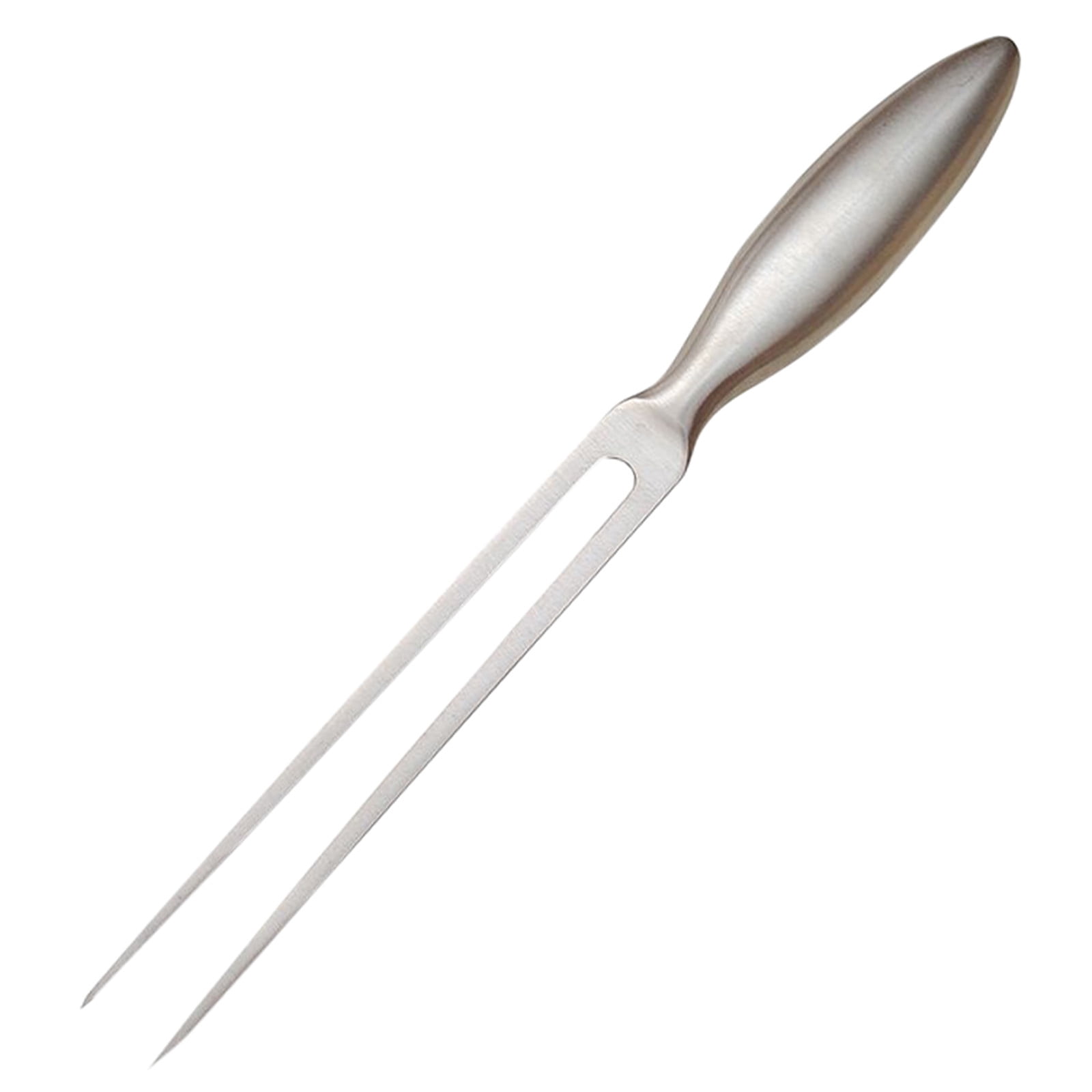 Stainless Steel Meat Fork Set - Heat Proof Wooden Handles, Solid ...