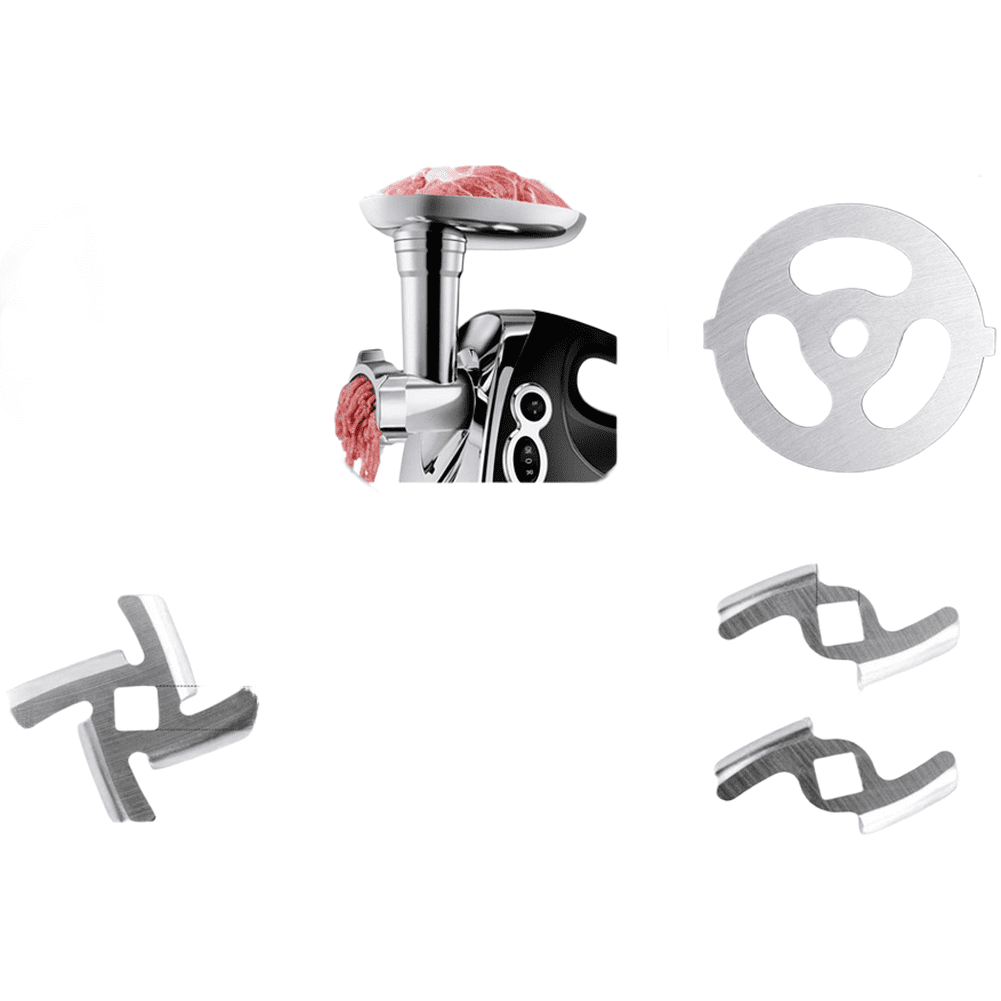 Stainless Steel Meat Grinder Blades and Accessories Set for Home Meat ...