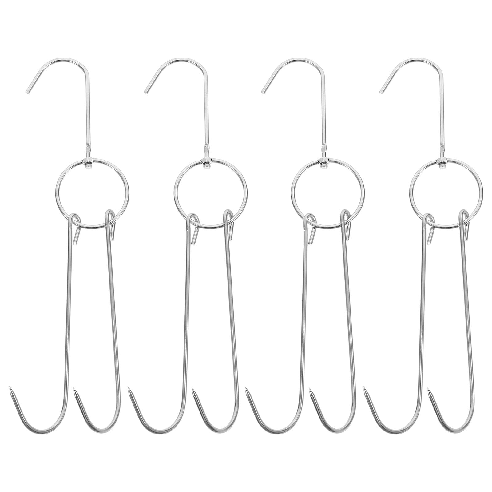 Stainless Steel Meat Hooks for Grilling BBQ Rib Poultry Duck Roasting ...