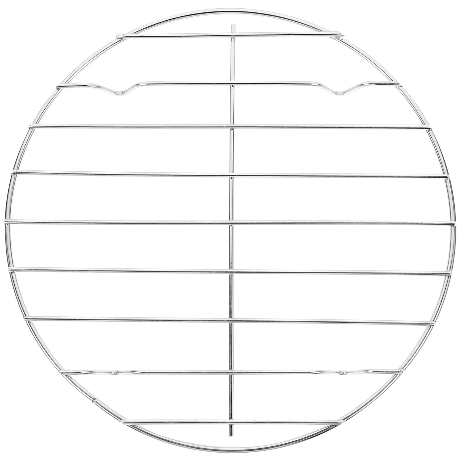 Stainless Steel Meat Net Grilling Rack Round Portable Fish Vegetable ...