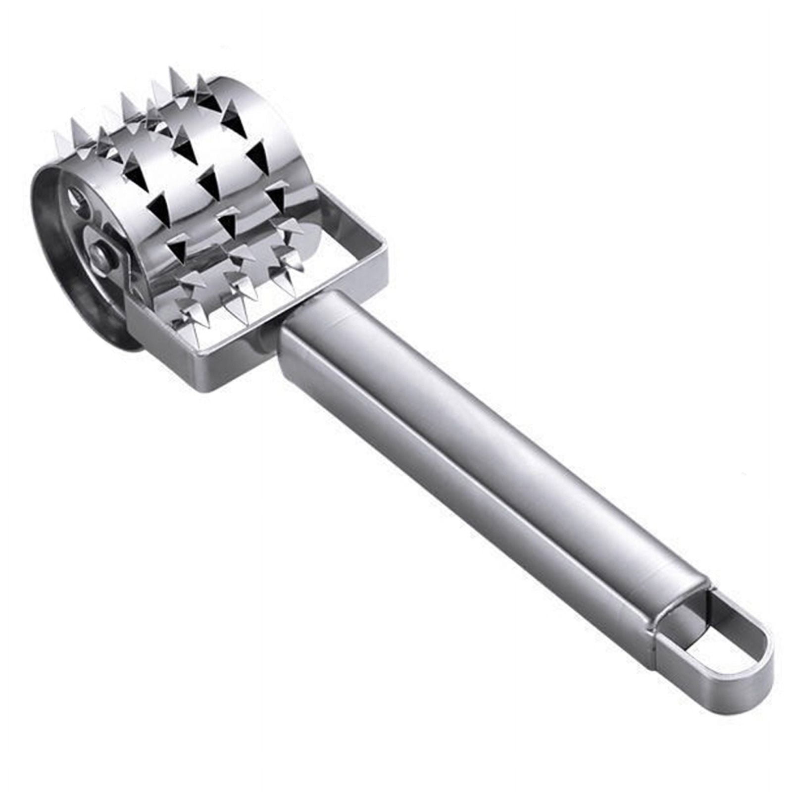 Stainless Steel Meat Tenderizer Chopper Roller Meat Hammer for Steak ...