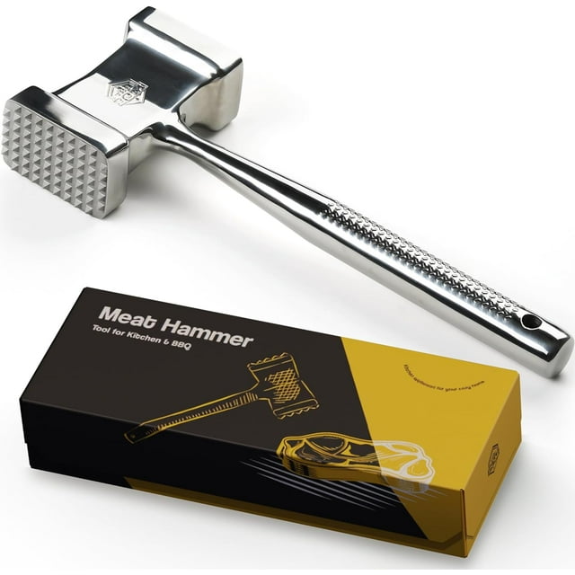 Stainless Steel Meat Tenderizer Mallet Heavy Duty 1 4lb Ss 304 Tool