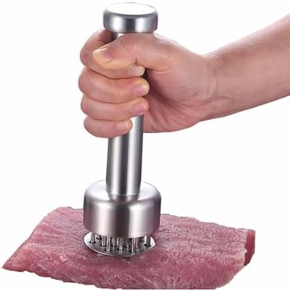Stainless Steel Meat Tenderizer, Needle Ultra Sharp 21 Blades Meat ...