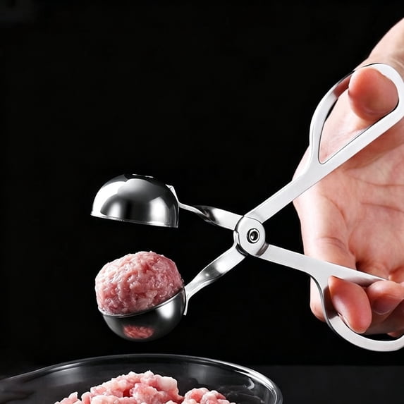 Stainless Steel Meatball Maker Manual Shaping Tool for Beef Pork and ...