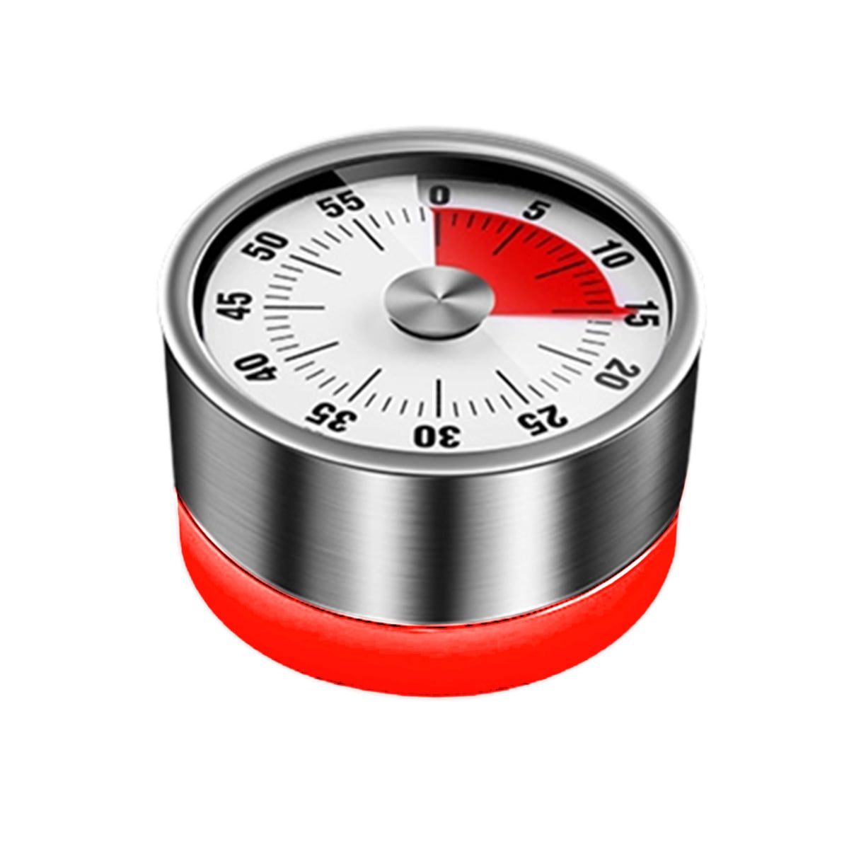 Stainless Steel Mechanical Kitchen Timer Visual Countdown Reminder ...