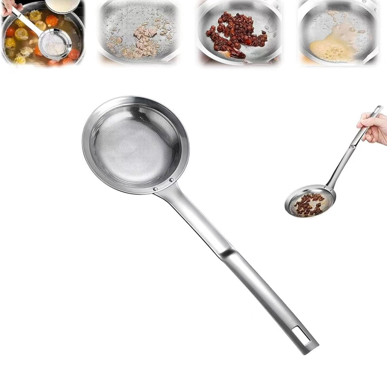 Stainless Steel Mesh Colander, 2025 New Sieve Fine Mesh Stainless Steel ...