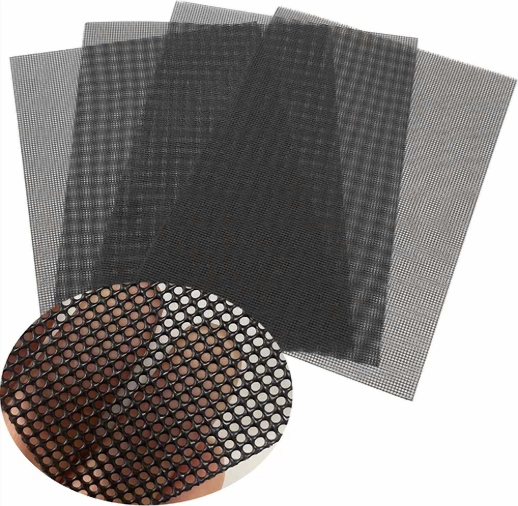 Stainless Steel Mesh Screen, 4 Pack 14 Mesh Hard 304 PVC Coated ...