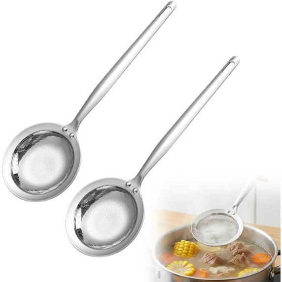 Stainless Steel Mesh Strainer, 2026 Upgrade Fine Mesh Stainless Steel ...