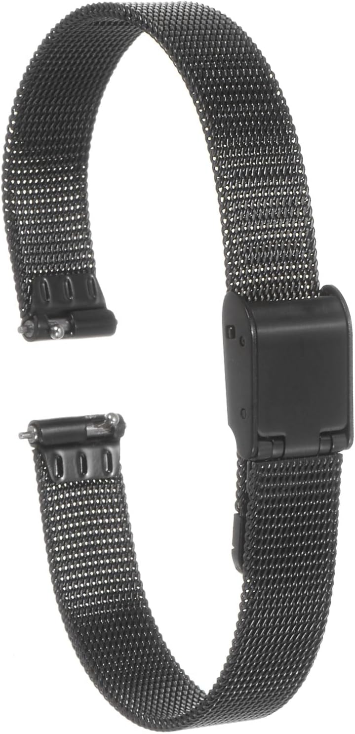 Stainless Steel Mesh Watch Band Quick Release Adjustable Metal Watch ...