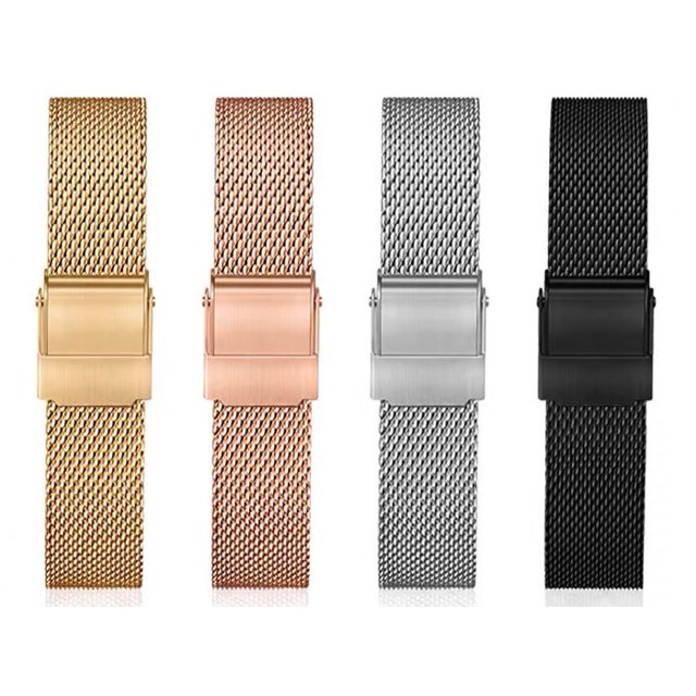 Stainless Steel Mesh Watch Band for Mens Women, Quick Release Mesh ...