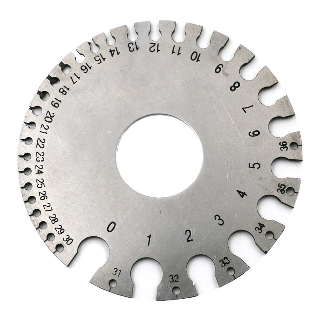 Stainless Steel Metal American Wire Gauge Round Cable Gage Standard ...