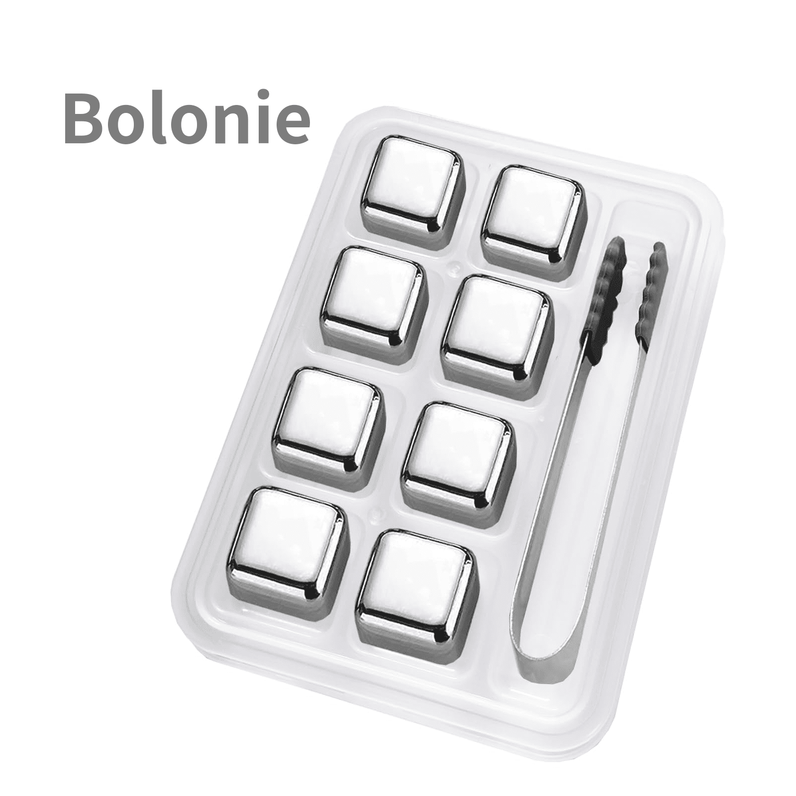 Stainless Steel Metal Ice Cubes, 8-PCS Stainless Steel Ice Cubes ...