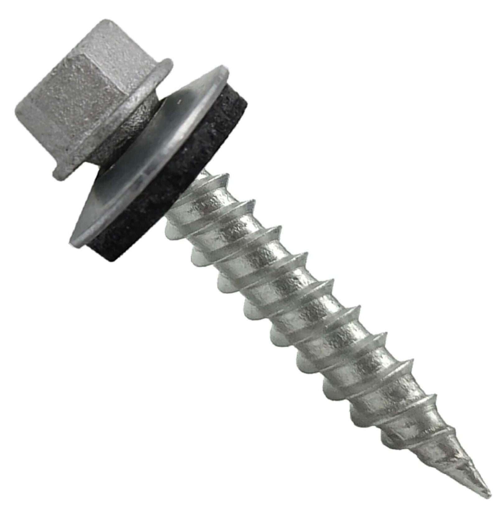 Stainless Steel Metal Roofing Screws (250) 9 x 1" No Paint hex Head Sheet Metal Roofing Screw ...