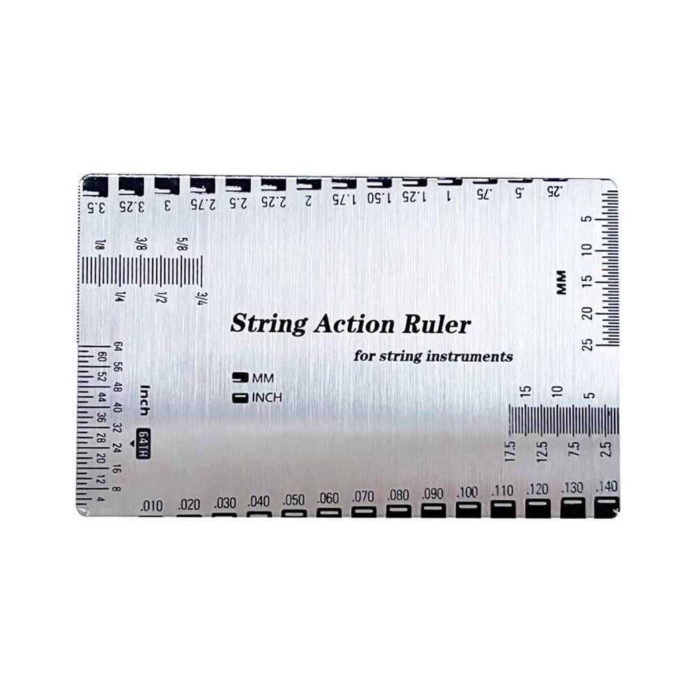 Stainless Steel Metal String Distance Ruler Guitar Accessories String ... Stainless Steel Metal String Distance Ruler Guitar Accessories String ...