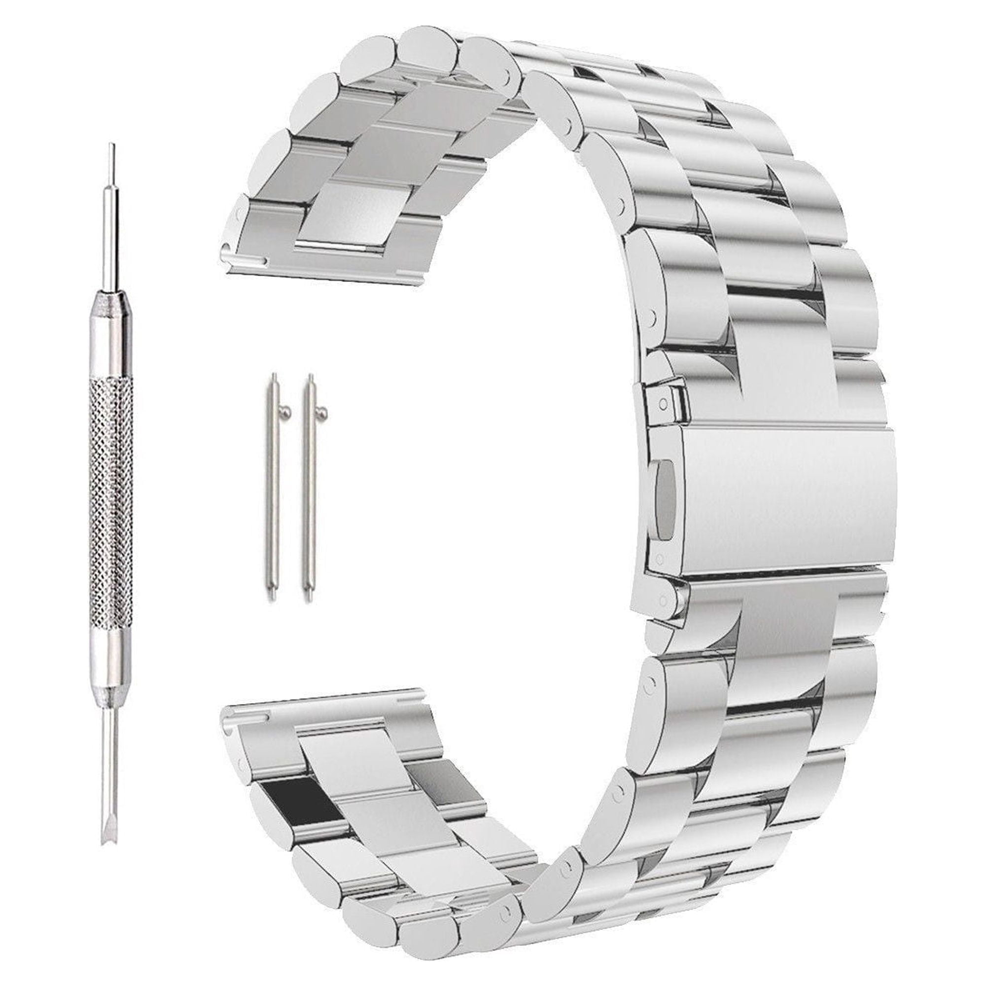 Stainless Steel Metal Watch Band Replacement, SOATUTO Quick Release ...