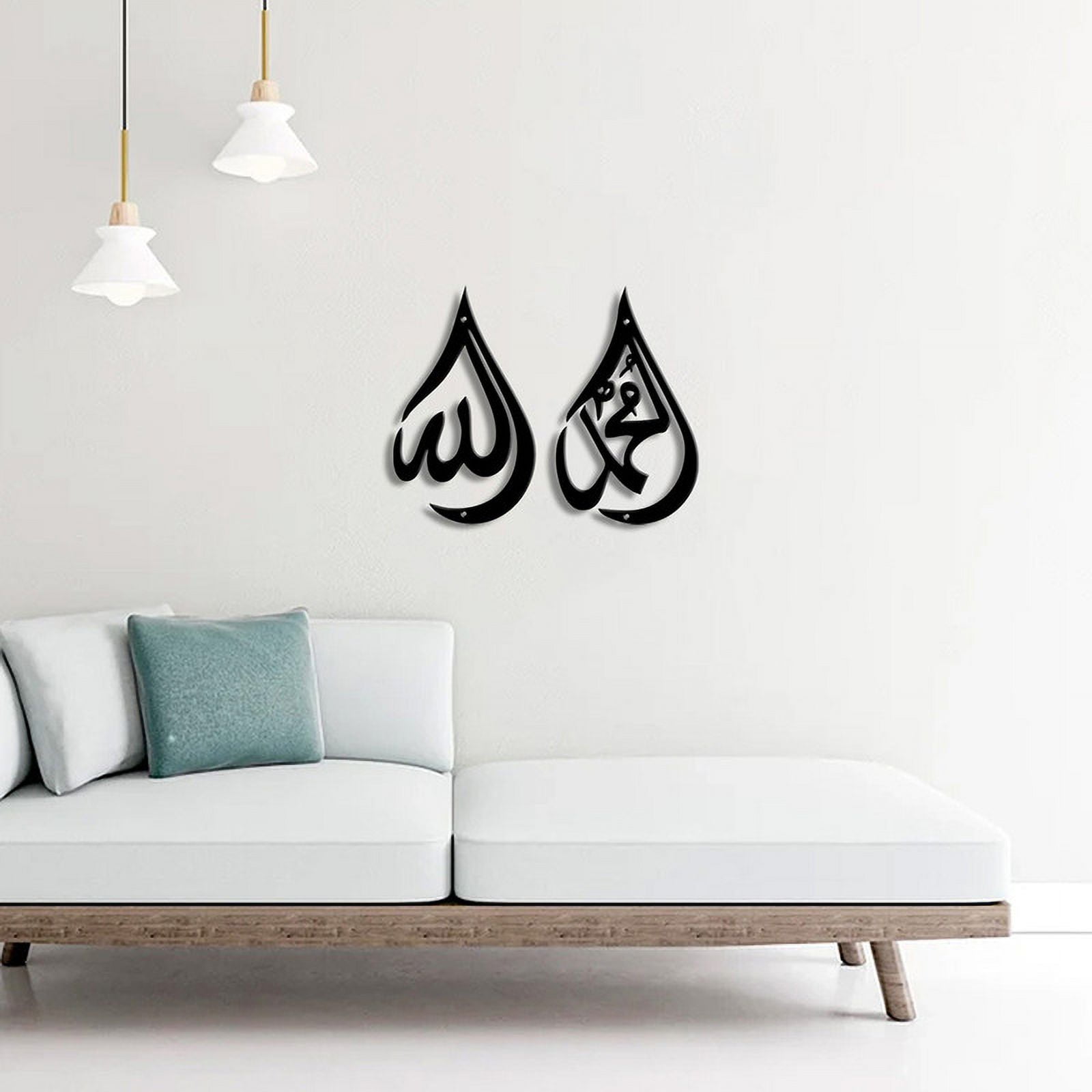 Stainless Steel Metal Water Drop Art, Elements Metal Wall Decor Home ...