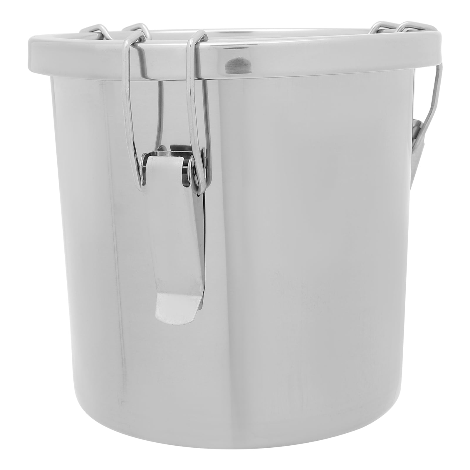 Stainless Steel Milk Bucket with Carry Handle Metal Seal ...