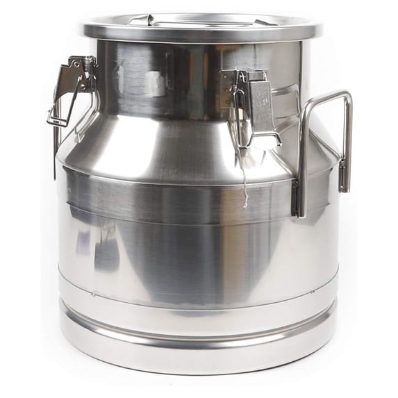 Stainless Steel Milk Can Milk Bucket 20L Milk Can Pail Bucket Canister ...