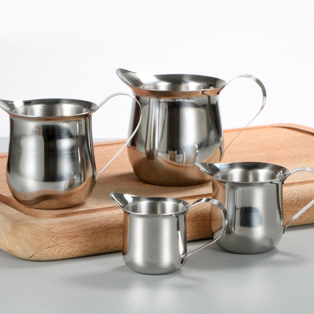 Stainless Steel Milk Frothing Pitcher Latte Coffee Cup Milk Jug 2Oz,3Oz ...