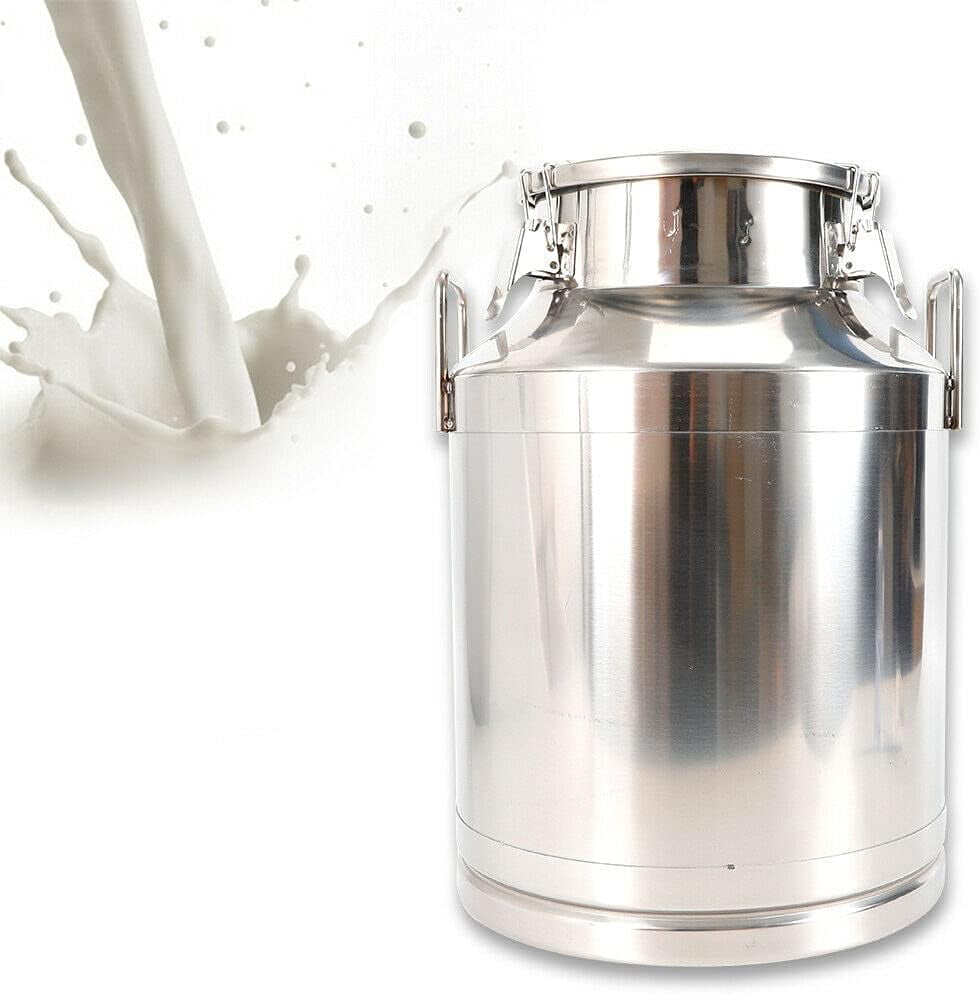 Stainless Steel Milk Pail Milk Bucket Heavy Duty Milk Sealed Buckets ...