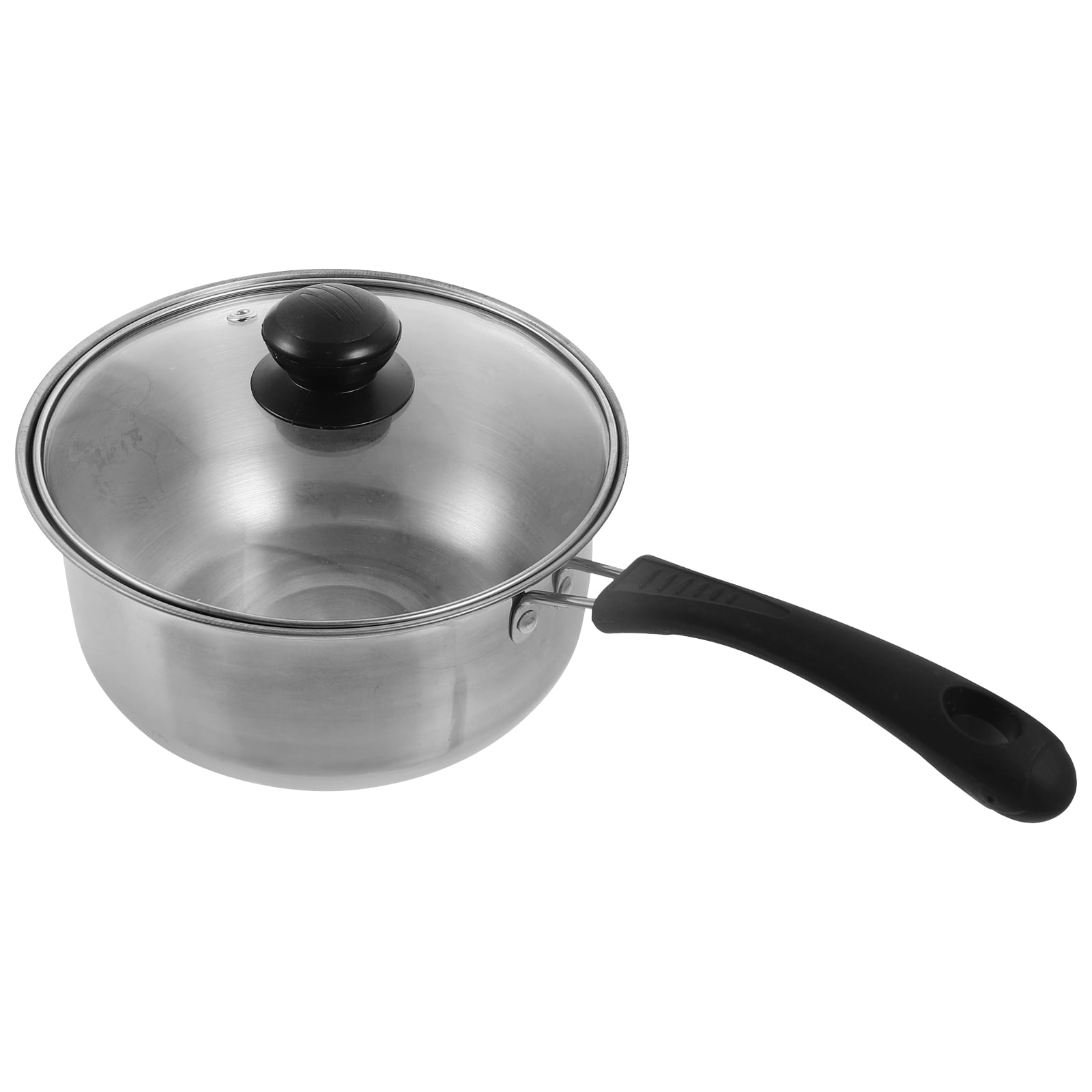 Stainless Steel Milk Saucepan Cooking Pot Milk Pot Single Handle Soup ...