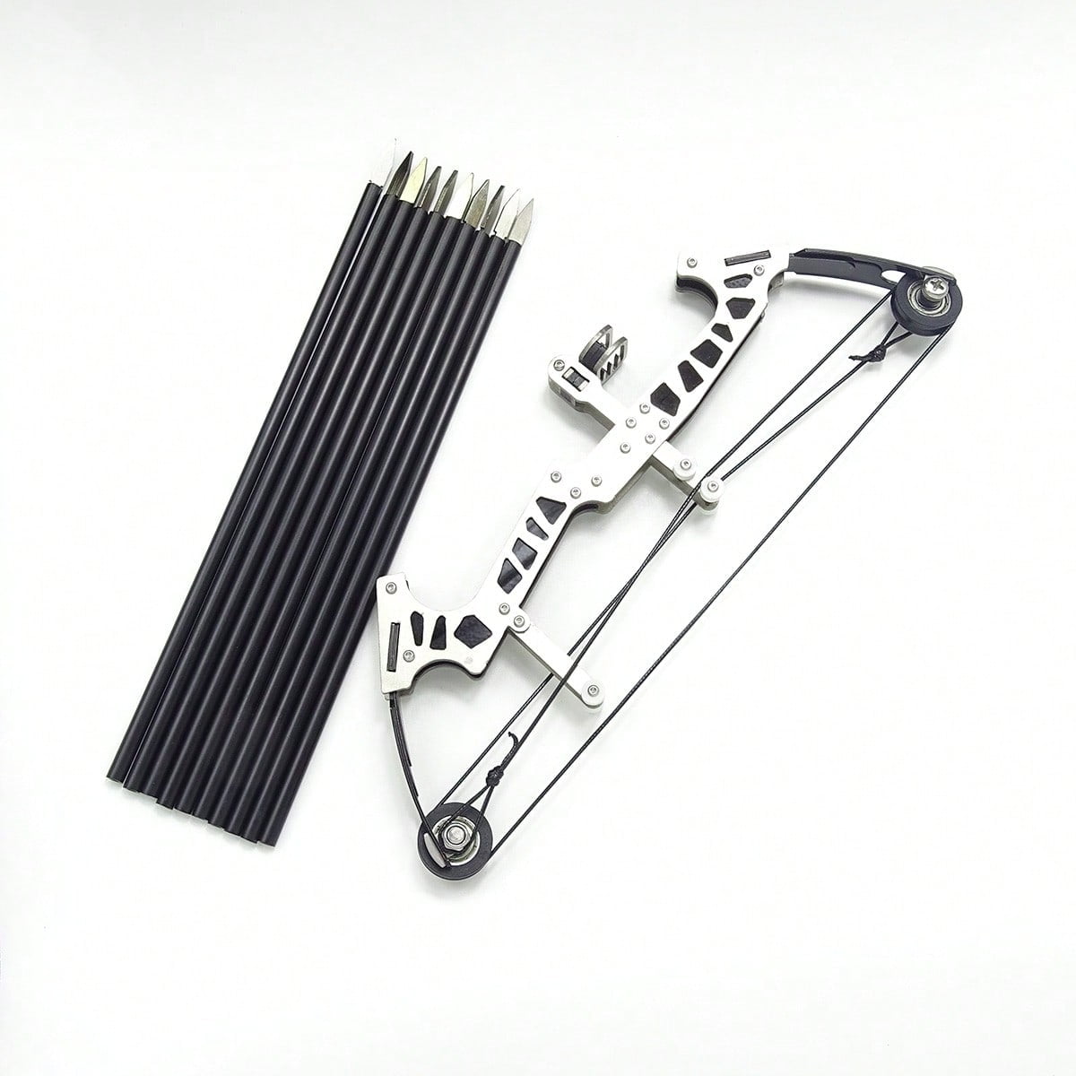 Stainless Steel Mini Bow and Arrow Set - Perfect Gift for Archery Enthusiasts and Sports Lovers ...