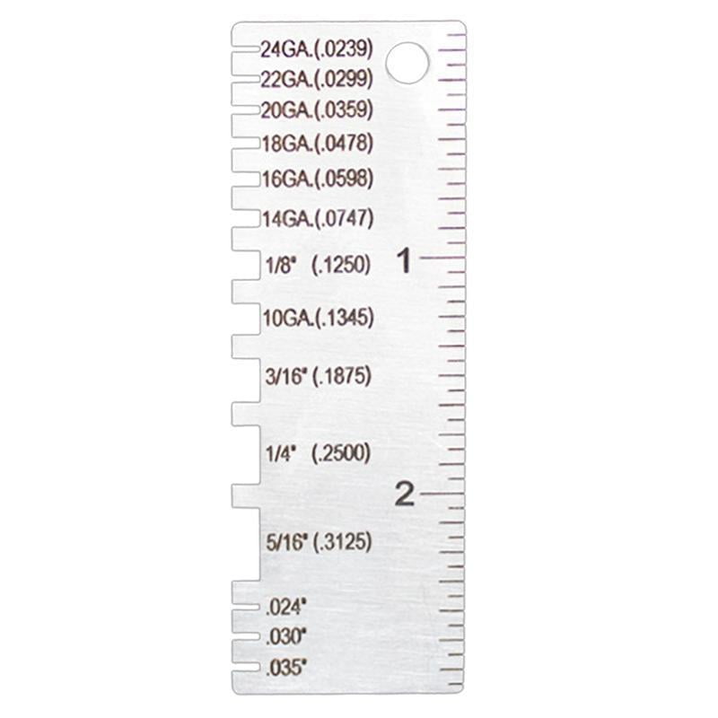 Stainless Steel Mini Portable Metal Sheet Thickness Gauge Material Wire ...