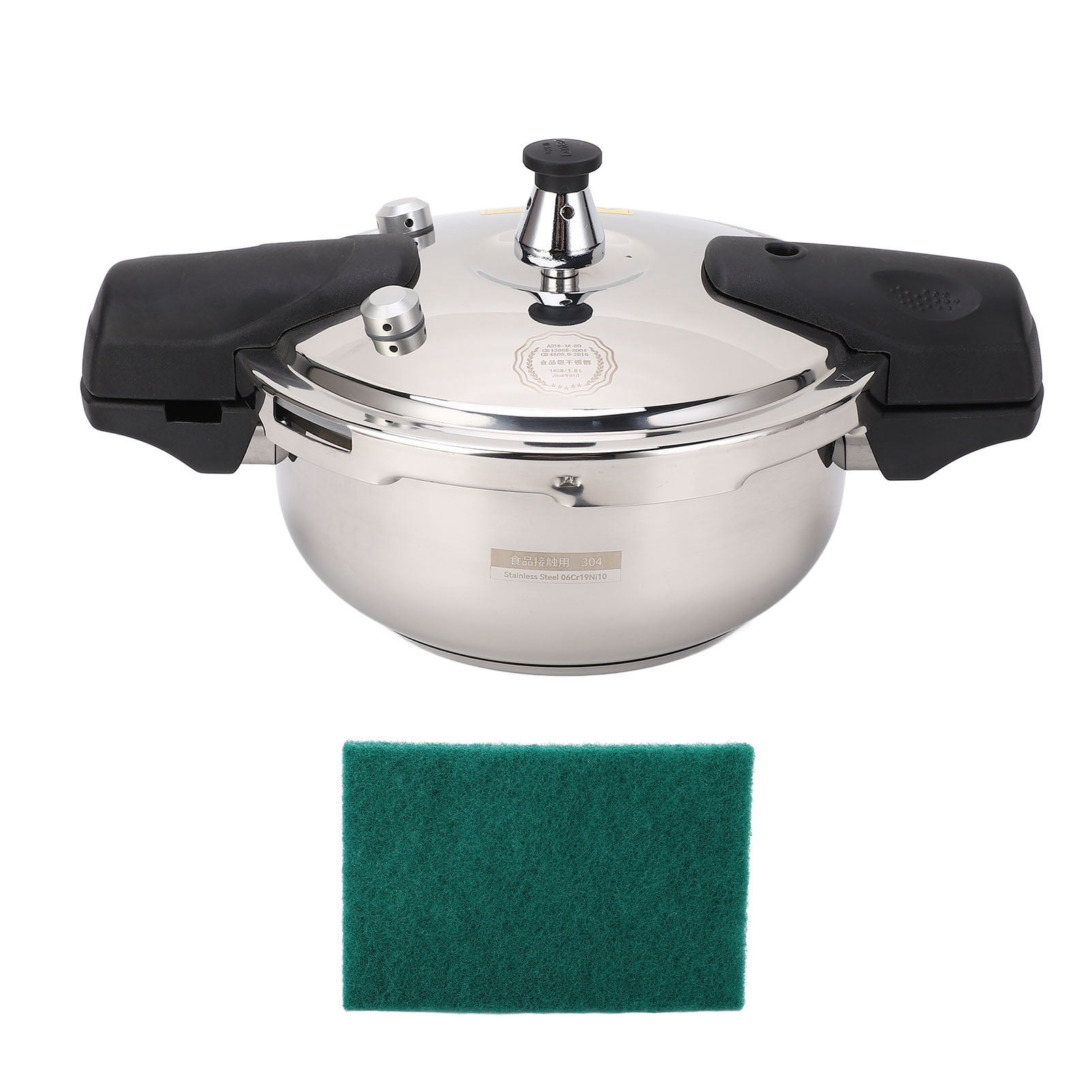 Stainless Steel Mini Pressure Cooker Safe Explosion Proof 1.8L 1.8 ...