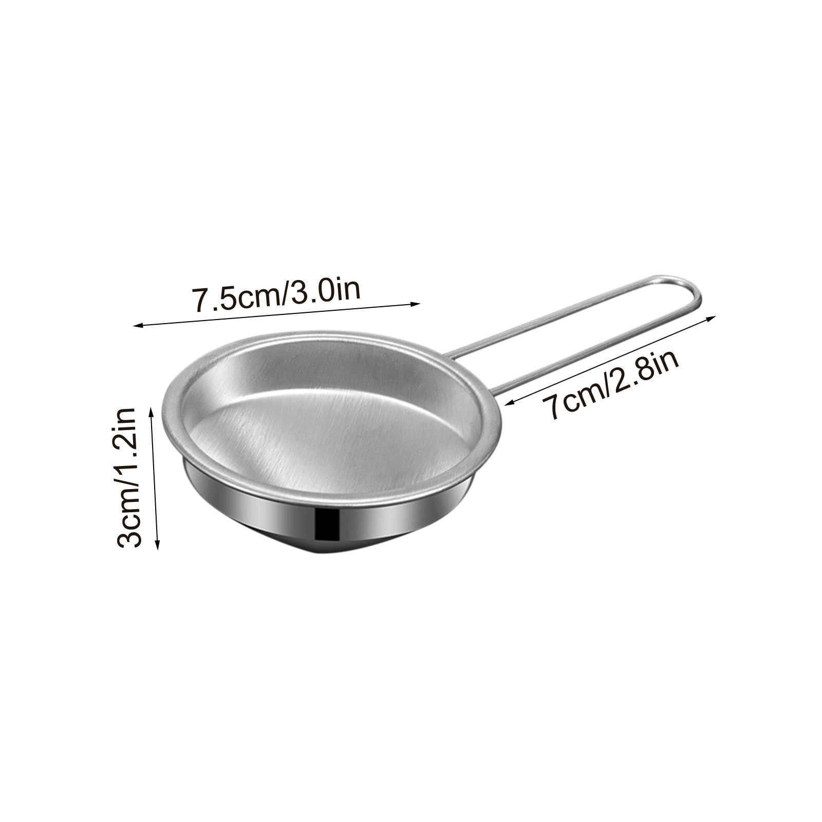 Stainless Steel Mini Soup Pot Coffee Milk Warmer Condiment Sauce Pan ...
