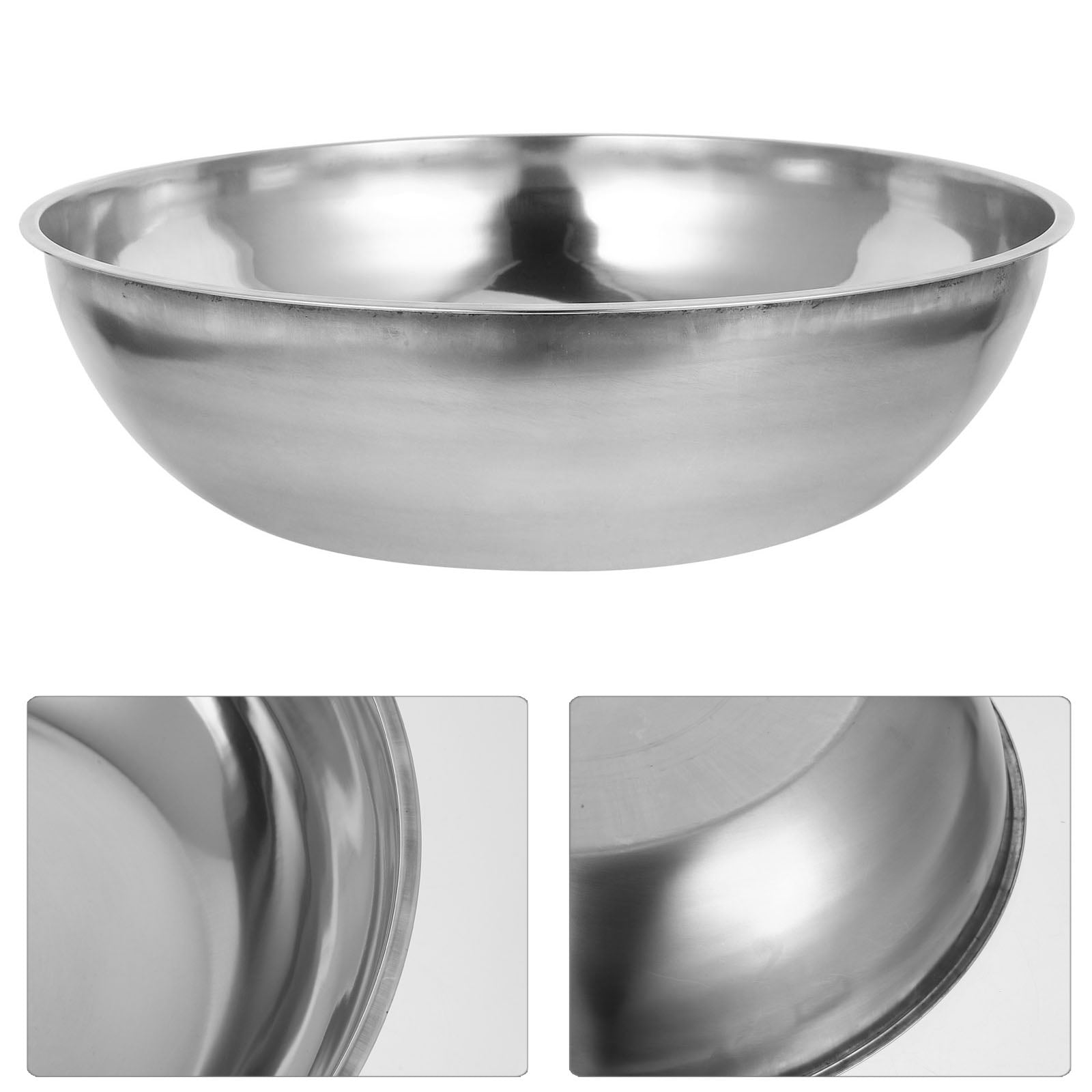 Foxnovo Thickened Stainless Steel Kitchen Bowl Durable Mixing Salad ...