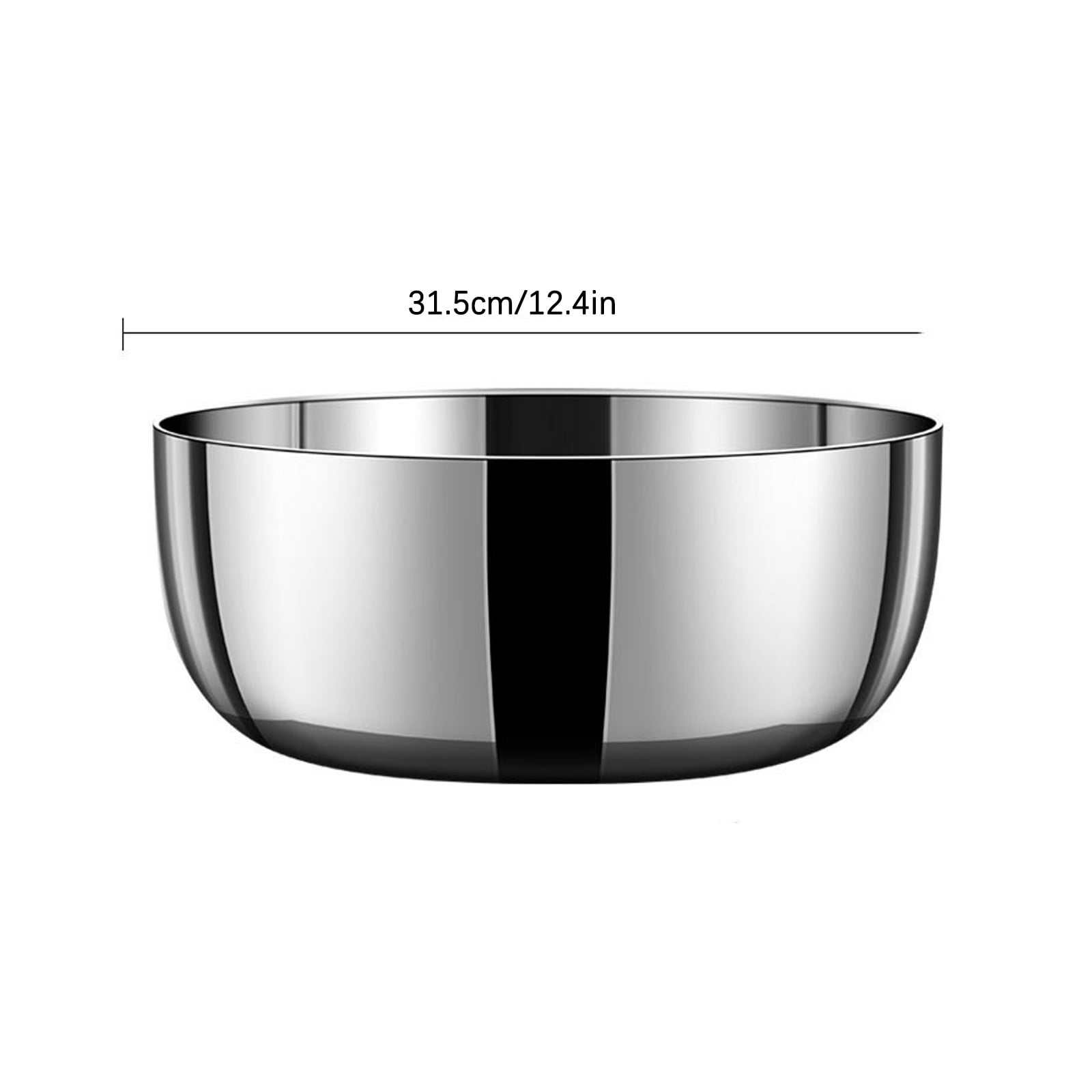 Stainless Steel Mixing Bowls Set 4 Sizes for Dough Kneading Vegetable ...