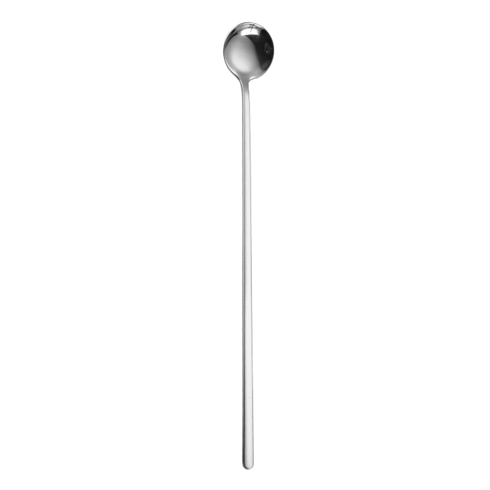 Stainless Steel Mixing Spoon, Bar Cocktail Shaker Spoon Portable Long ...