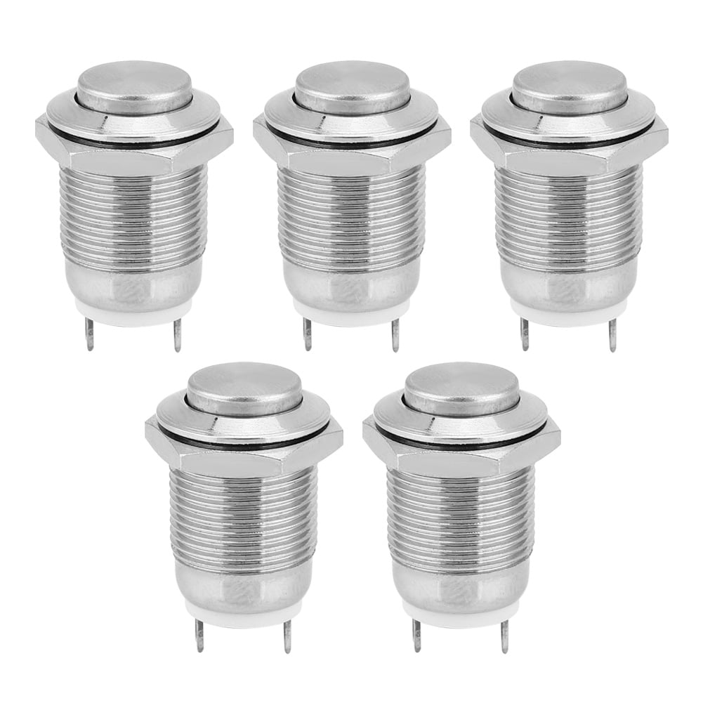 Stainless Steel Momentary Push Button, Waterproof Push Button Switch ...