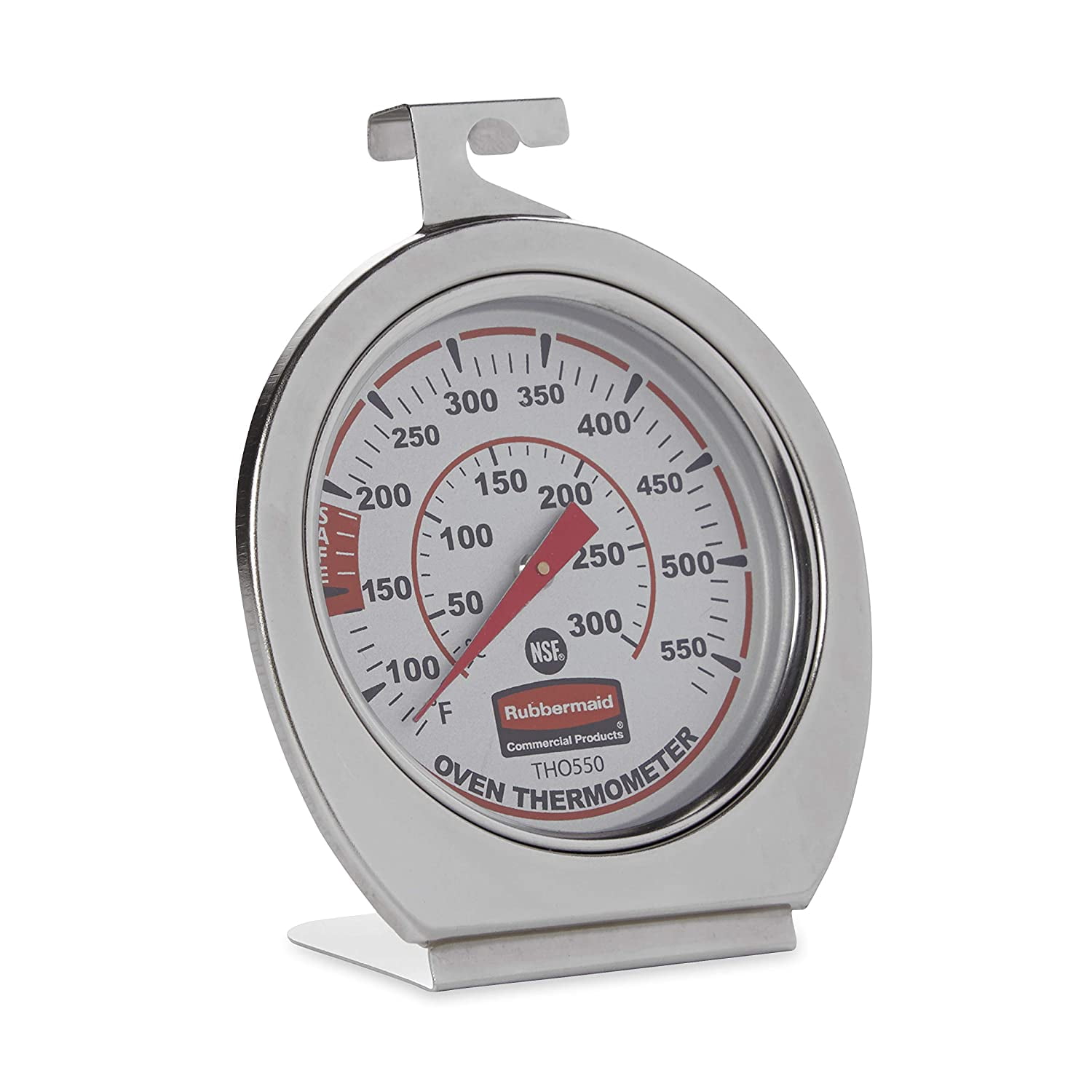 Stainless Steel Monitoring Thermometer Oven/Grill Safe 60-580°F For ...