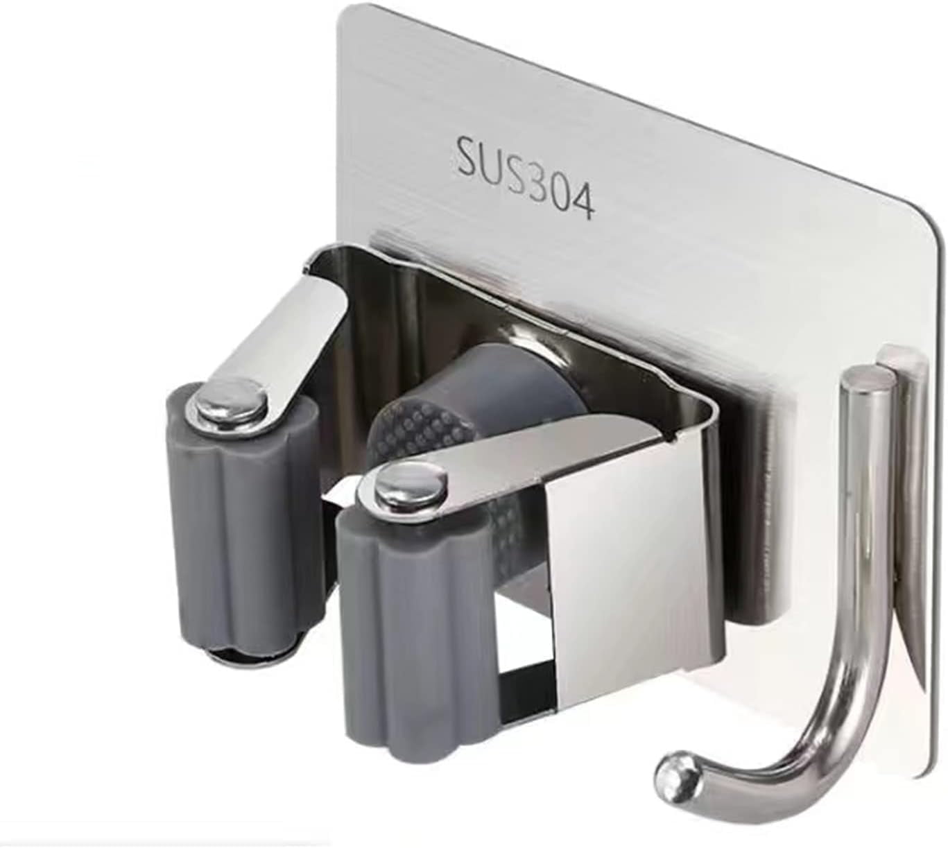 Stainless Steel Mop Racks, Broom Hanger, Broom Holder Wall Mount, Self ...