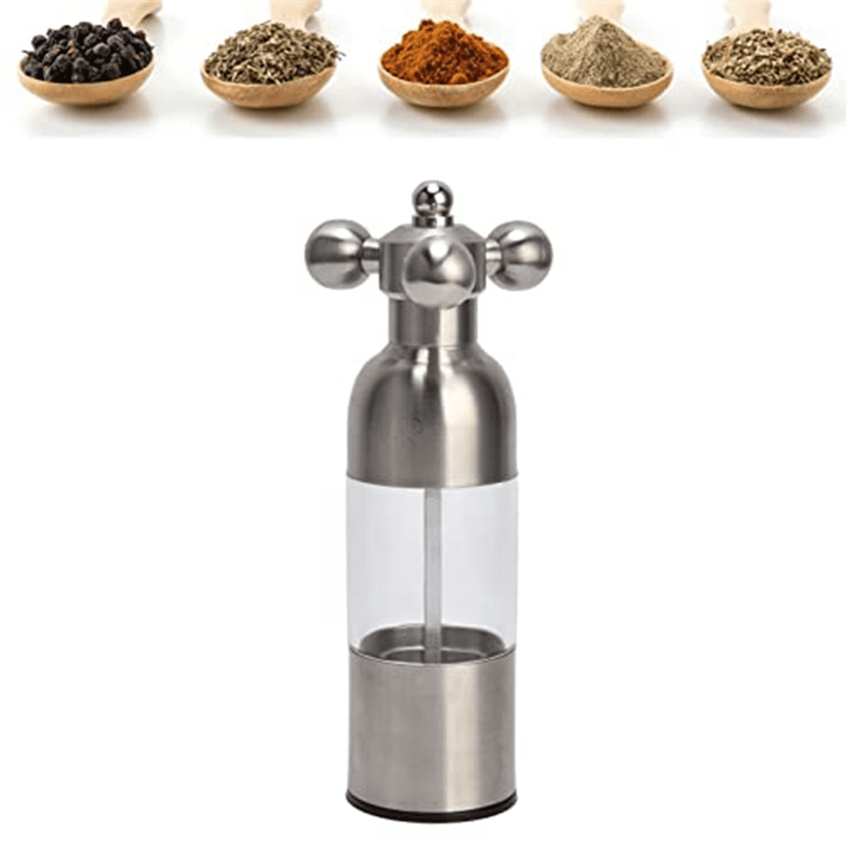 Stainless Steel Mortar and Pestle, Dual Structure Design for Cleaning ...