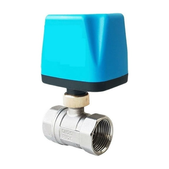 Stainless Steel Motorized Ball Valve 2-wire Power-off Reset Torque 24V ...