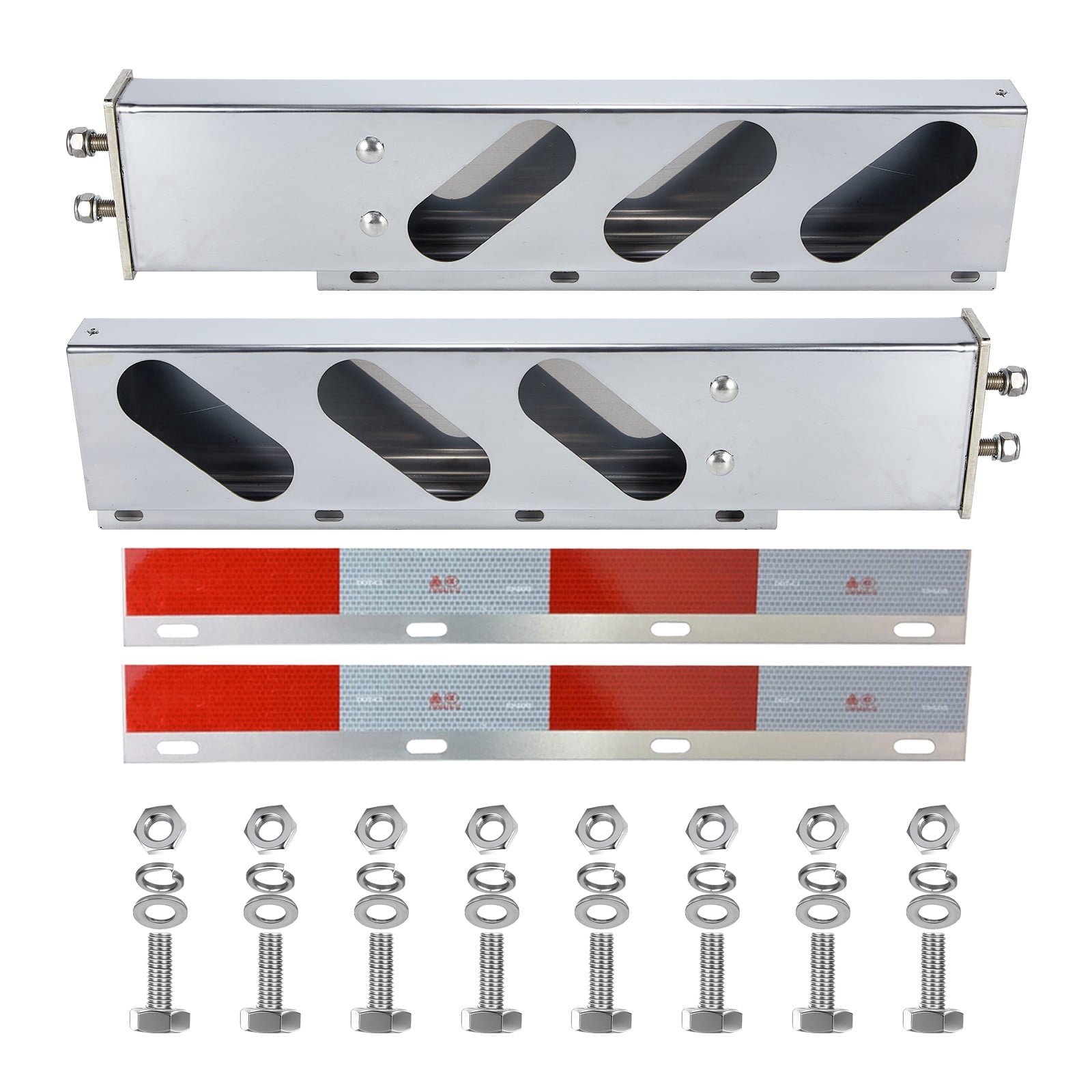 Stainless Steel Mud Flap Hanger With Oval Light Cutouts Aluminum ...