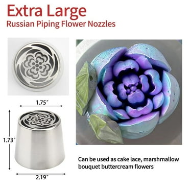 3pcs/set Cream Icing Piping Nozzle Tips, Professional Stainless Steel ...