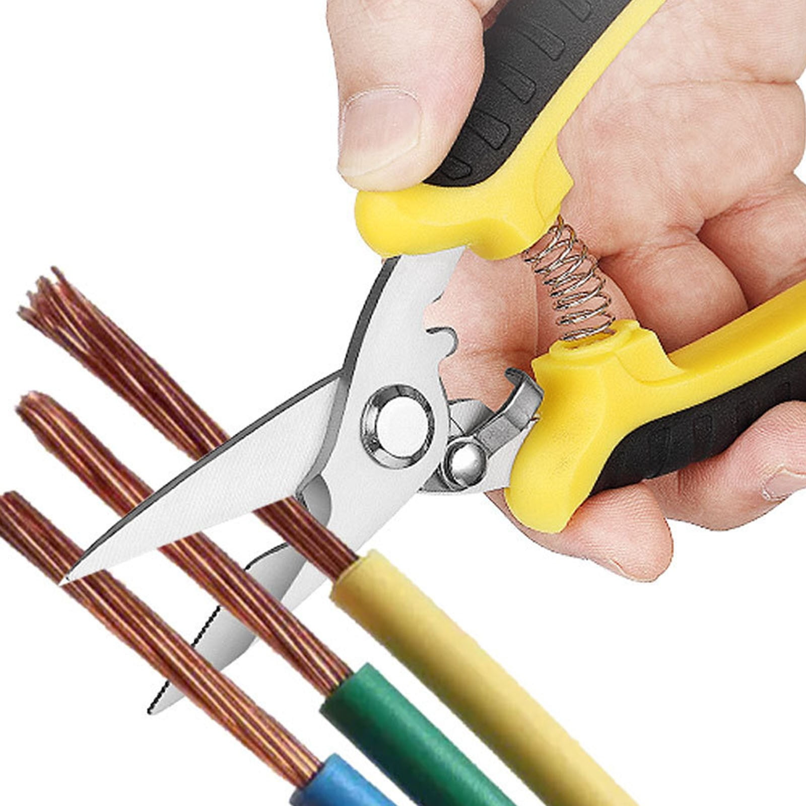 Stainless Steel Multi-Purpose Shears Industrial Scissors Heavy Duty ...