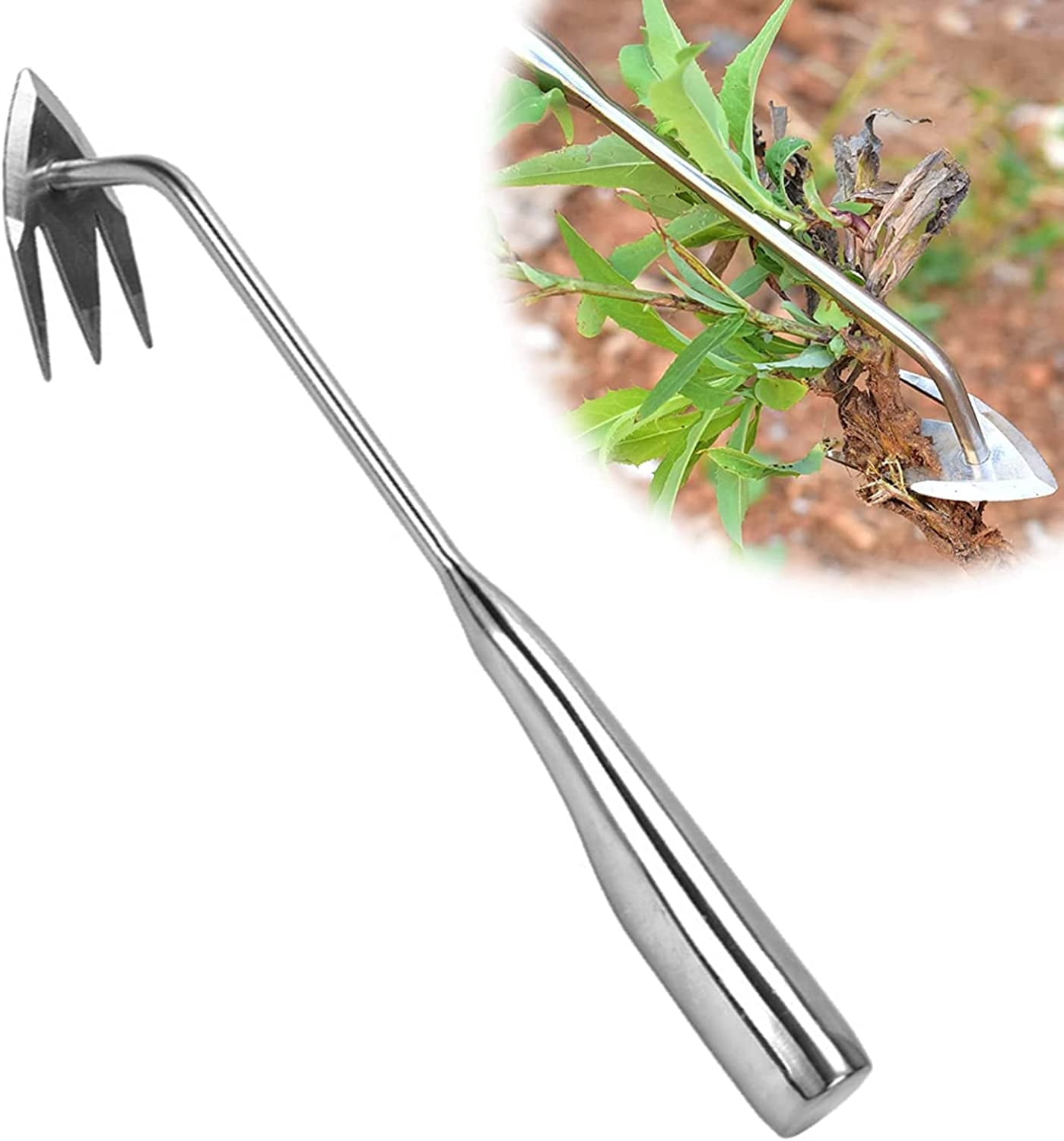 Stainless Steel Multifunctional Weeder, Hand Weeder Tool Stand Up Weed ...