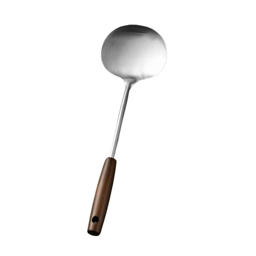 Stainless Steel Mushroom Spatula with Wooden Handle, Mini Stir-Fry ...