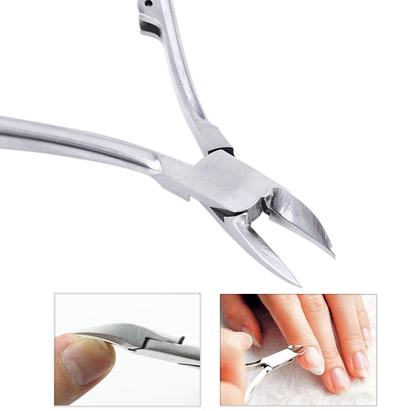 Stainless Steel Nail Cutter Nipper for Thick Ingrown Toenails, Clipper ...