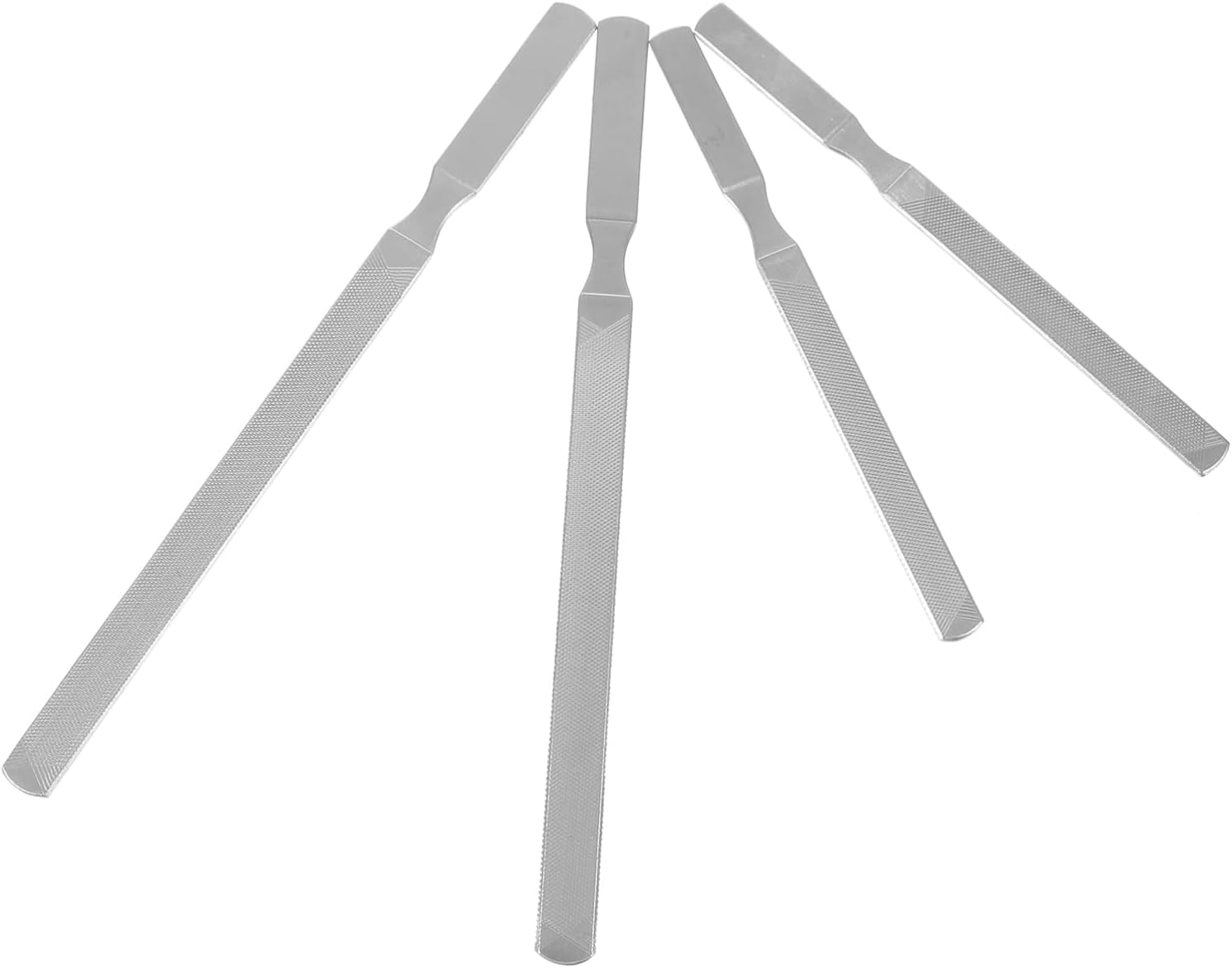 Stainless Steel Nail Files: 4pcs Metal File Buffer Fingernails Toenails ...