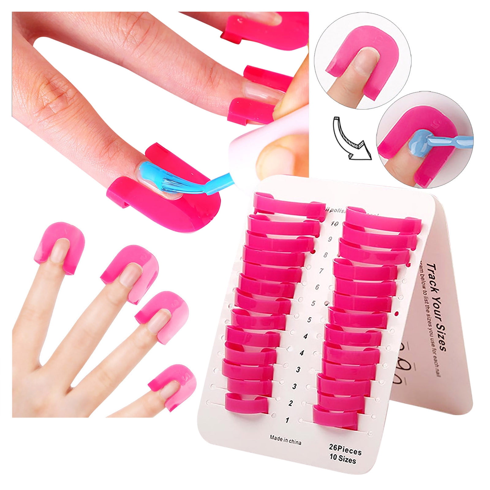 Stainless Steel Nail Files for Natural Nails Nail Patch Cut Nails ...